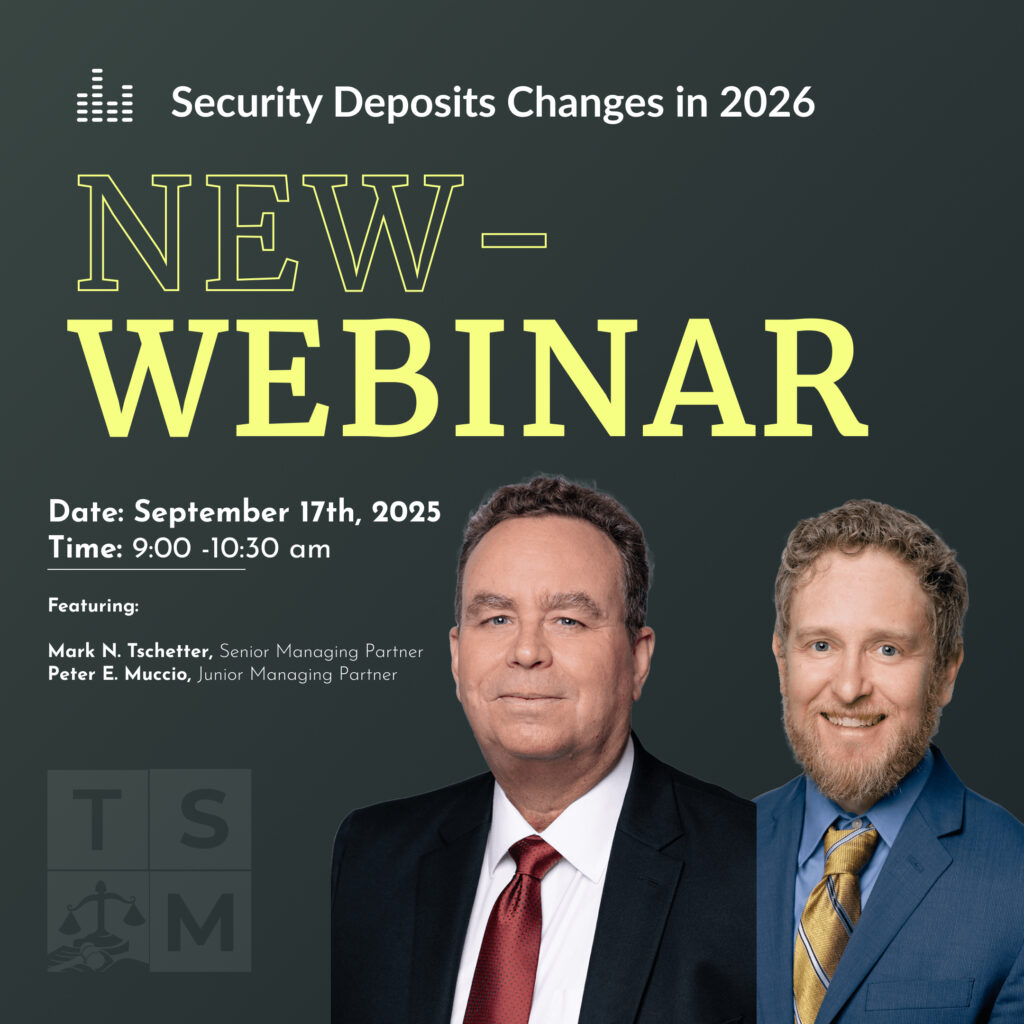 Wednesday Webinar: Security Deposits with Mark and Pete - Tschetter ...
