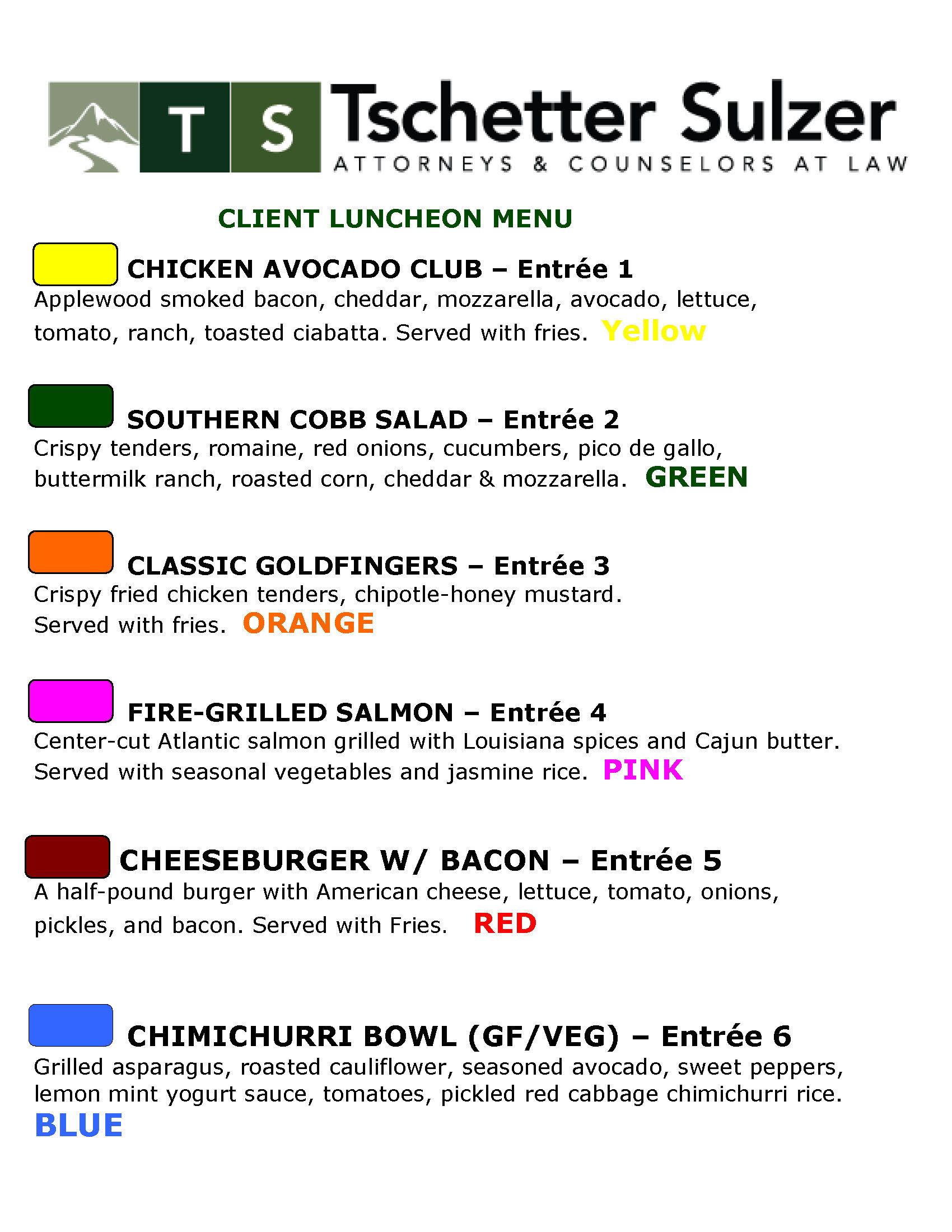 North Client Luncheon - Tschetter Sulzer Muccio P.C.